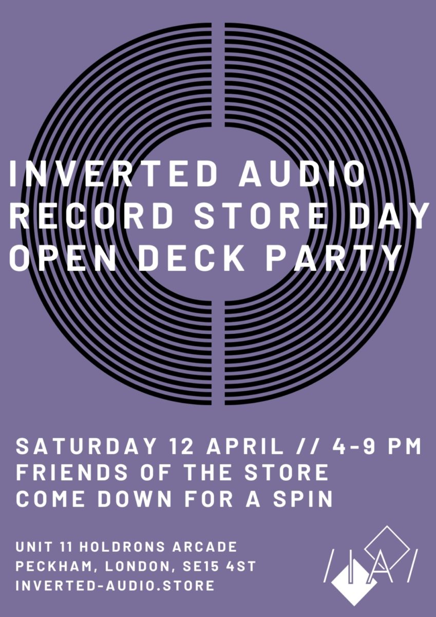 Inverted Audio Record Store Day Open Deck Party - Inverted Audio